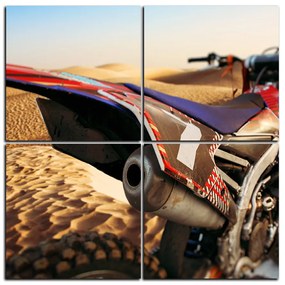 Obraz na plátně - Moto freestyle - čtverec 3124D (100x100 cm)