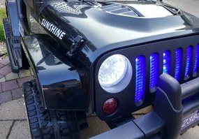 LEAN CARS Elektrické autíčko Jeep S2388 černé 4x45W