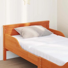 Rám postele s rozšiřitelnou matrací s čelo Hnědá 80 x 200 cm 3385945