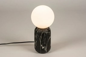 Stolní luxusní lampa Giordanni Marmor Nero