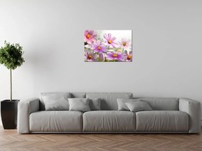 Gario Obraz s hodinami Jemné květy Rozměry: 100 x 40 cm