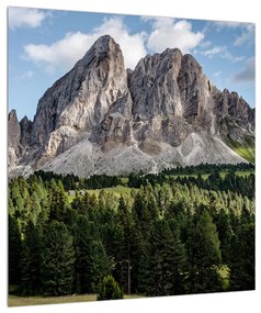 Obraz horské krajiny  (40x40 cm)