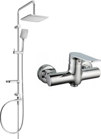 Mexen Sven sprchový set s dešťovou sprchou a sprchovou baterií Pecos, chromová, 72740262-00
