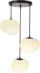 BRILAGI - Lustr na lanku PEBBLES 3xE27/40W/230V pr. 42 cm černá