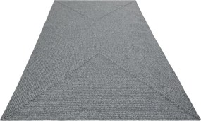 Kusový koberec Braided 105551 Light Grey – na von aj na doma, 120x170, šedá, chodba / predsieň, Hanse Home