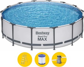 Rámový bazén s filtrací a žebříkem, 366x100cm | Bestway