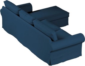 Potah na pohovku IKEA Ektorp 2-místná s lenoškou barva tmavě modrá