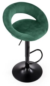 Expedo Barová židle KAIMAN, 53x78-100x48, zelená