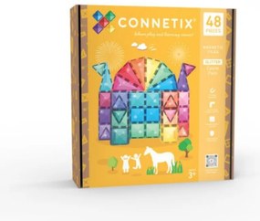 Connetix magnetická stavebnice Glitter Castle Pack 48ks