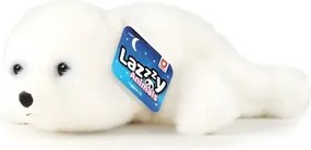 RAPPA Plyšový medvěd bílý 29 cm Lazy Animals / od 0 měsíců