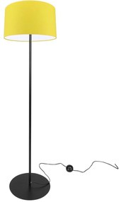Podlahová lampa INDIGO, 1x textilní stínítko (výběr z 10 barev), (výběr ze 3 barev konstrukce), O