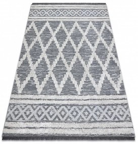 Kusový koberec Claris šedý 136x190cm