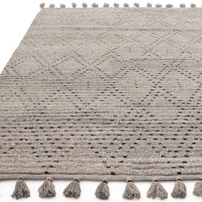Tribeca Design Kusový koberec Livan Grey Black Diamond Rozměry: 120x170 cm
