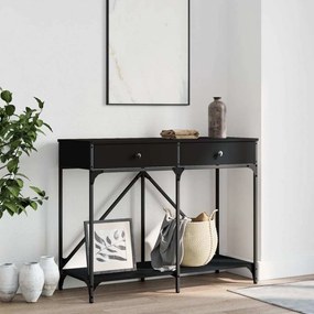 vidaXL Konzolový stolek 100 x 39 x 78,5 cm kompozitní dřevo [835486] Barva: Černá