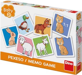 DINO Baby pexeso zvířátka *SPOLEČENSKÉ HRY* dn621961