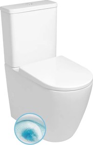 Sapho Turku WC kombi 36 x 85 x 64 cm spodní/zadní odpad Vortex Rimless keramika bílá PC104V