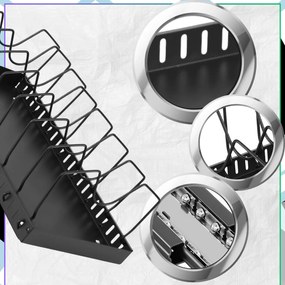 Camerazar Výsuvný organizér na hrnce, pánve, poklice a rošty