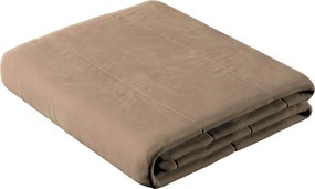 Sametový přehoz Velvet barva béžová látka lesklé, sametová
