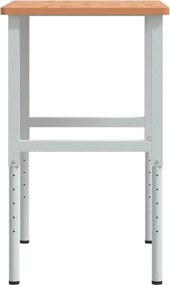 Pracovní stůl 100 x 60 x (71,5–98) cm masivní buk obdélníkový 3309706