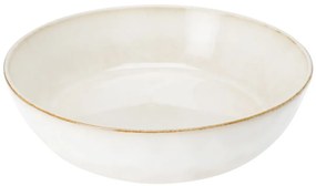 Kameninový hluboký talíř Sia, (fi) 20,5 cm, krémový