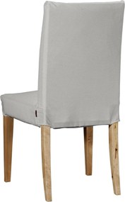 Potah na židli IKEA Henriksdal, krátký barva šedá látka pletený vzor