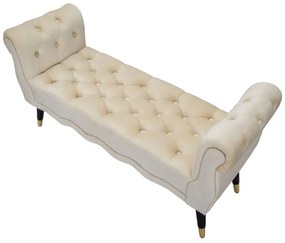 Designová lavice Dandelion 120 cm krémová