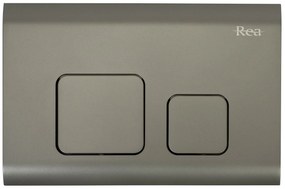 Tlačítko F k podomítkovému WC systému REA, nikl kartáčovaný