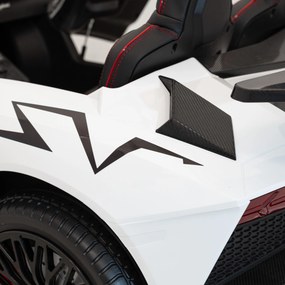 Ramiz Elektrické autíčko Lamborghini Aventador SV pro 2 děti bílé