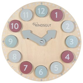 Dřevěné vkládací puzzle Clock – Kindsgut