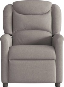 Elektrické polohovací křeslo taupe textil 3303181