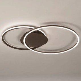 Stropní stmívatelné LED svítidlo Omega 750 Brown Big