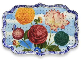 Pip Studio Royal Multi porcelánový tác 26x18cm, barevný (krásně zdobený porcelánový tác)