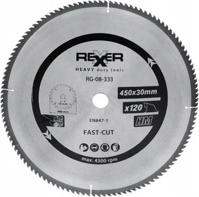 Kotoučová Pila Na Dřevo 450 X 30 MM, 120 Zubů, Karbid