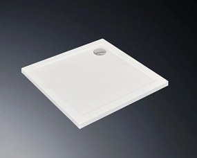 Erga Laos, čtvercová sprchová vanička 90x90x5cm, akrylát, bílá lesklá, ERG-V06-ACR-9090S-WH-CR