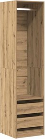 Šatní skříň dub artisan 50 x 50 x 200 cm kompozitní dřevo 3318629