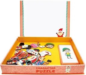 Bino Magnetické puzzle Postavičky / 95 dílků / od 3 let