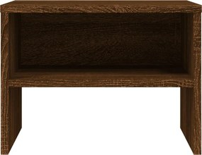 vidaXL Noční stolky 2 ks 40 x 30 x 30 cm dřevotříska [800080] Barva: hnědý dub