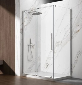 Gelco Spirit sprchový kout obdélníkový 140 x 80 x 200 cm L/P varianta posuvné chrom čiré sklo GI1014GI3580