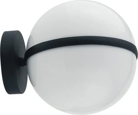 FAN LANT-ORBIT/AP Venkovní nástěnné svítidlo ORBIT černá, 1xE27, IP44, 23,5 x 20,5 cm - FANEUROPE