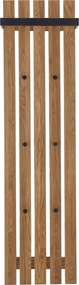 XXXLutz ŠATNÍ PANEL, přírodní barvy, černá, dub, 40/150/22 cm - Šatní panely - 000196035106