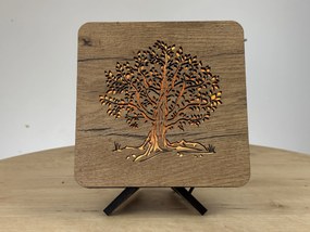 Li-Go "Lípa" lampa 19x19cm provedení povrchu: dub světlý