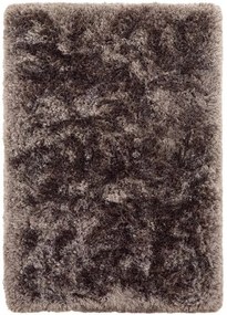 Kusový koberec jednobarevný Shaggy Plush Zinc tmavě béžový / šedý Rozměr: 140x200 cm
