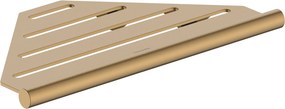 Hansgrohe AddStoris S - Polička rohová, kartáčovaný bronz 41761140
