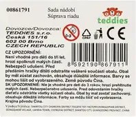 TEDDIES Čajová sada nádobí 6 dílů / Porcelán / V krabici / od 3 let