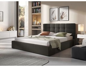 Čalouněná postel s roštem Minti, Rozměr postele: 140x200, Potah: Bergamo 97