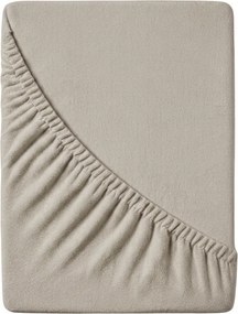 Froté prostěradlo EXCLUSIVE šedohnědé 90 x 200 cm