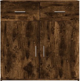 Příborníky 2 ks kouřový dub 79 x 38 x 80 cm kompozitní dřevo 3276620