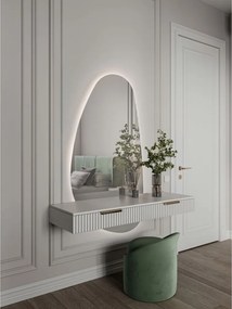 Nástěnné zrcadlo s osvětlením 3x140 cm Lorin – Nova Luce