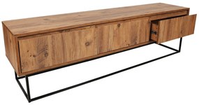 Designový TV stolek Olesia 180 cm vzor ořech