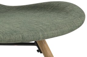 Designová jídelní židle Alejo zelená